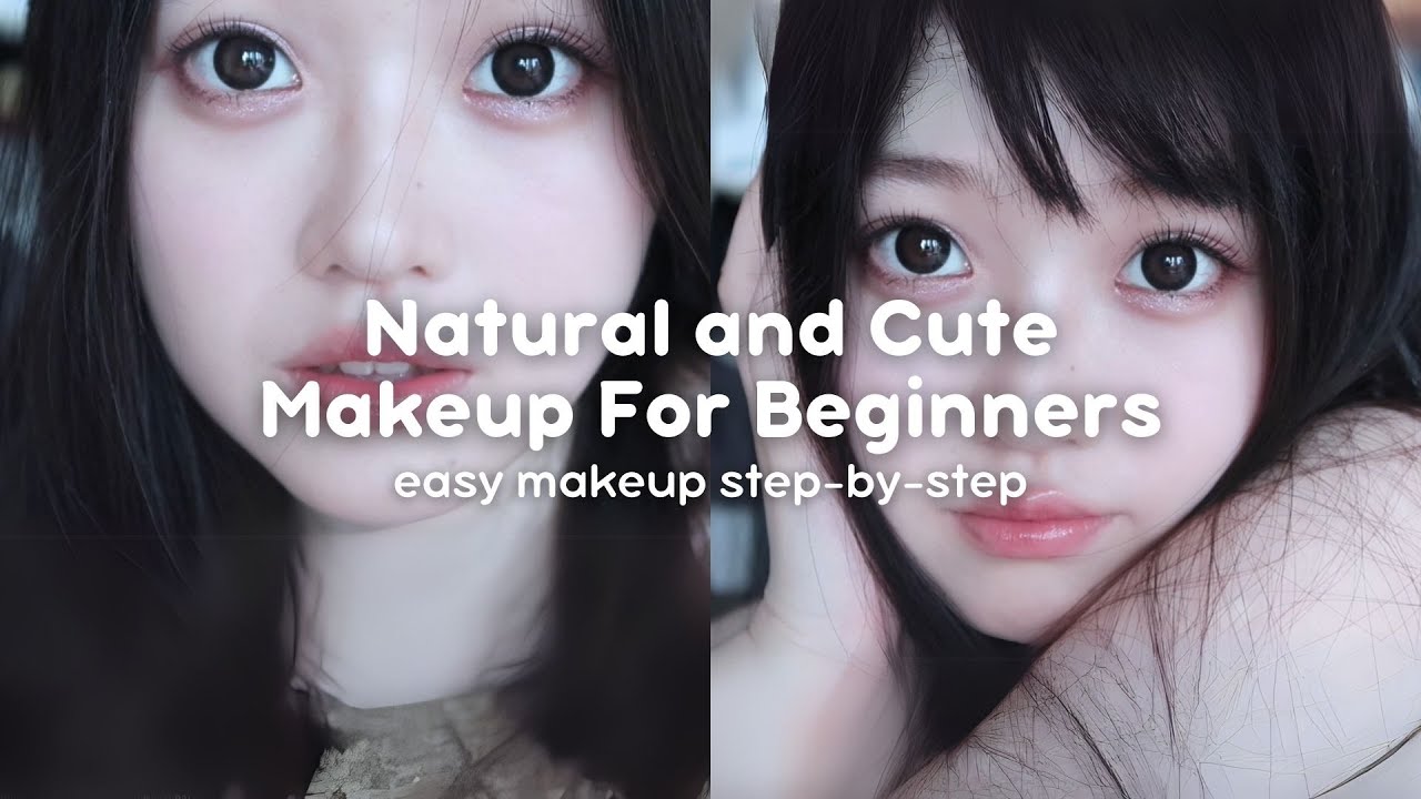 natural and cute everyday makeup for beginners 🌷 everyday makeup step ...