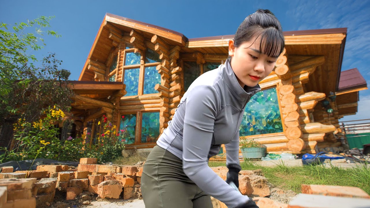 Build the Most Beautiful House | Full Build! Construction of a Mega ...