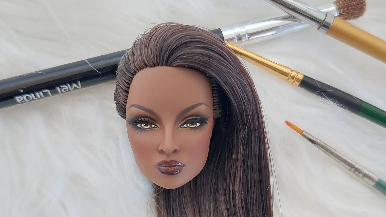 doll repaint tutorial / fashion royalty doll " Eugenia perrin frost ...