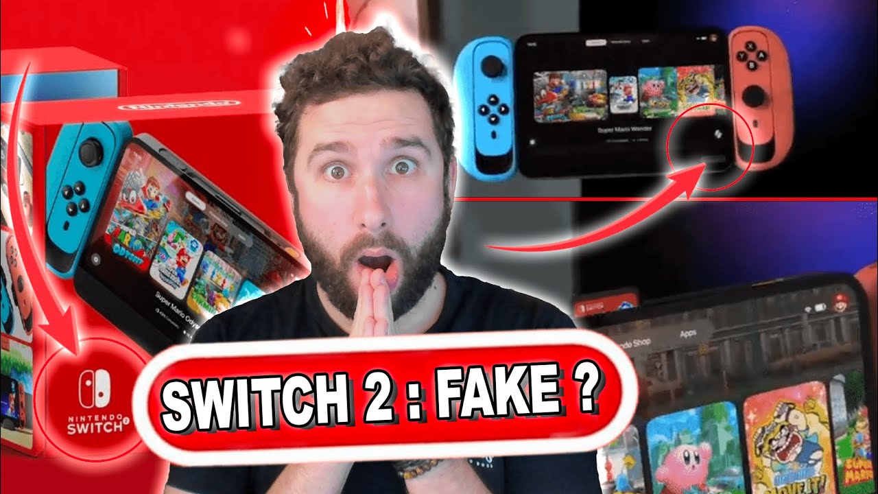 SWITCH 2 : FAKE ?! ( VIDEO PREUVE ) - YouTube