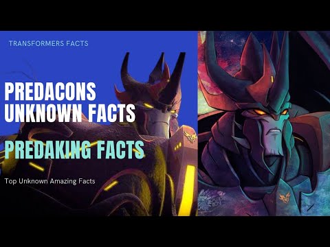 Amazing Unknown Facts About Predaking and Predacons.Origin of Predacon ...