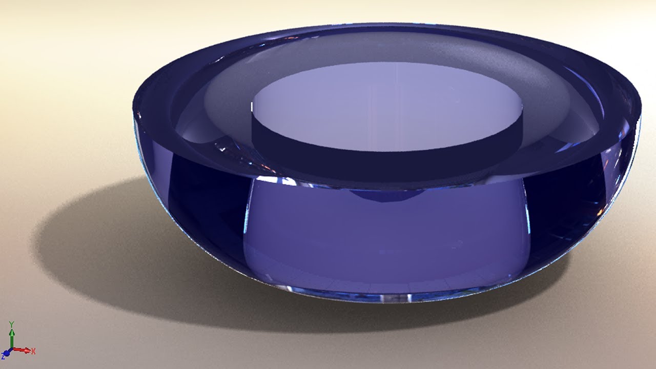 SolidWorks P Tutorial #51: Candle Base/Vase Modelling - YouTube