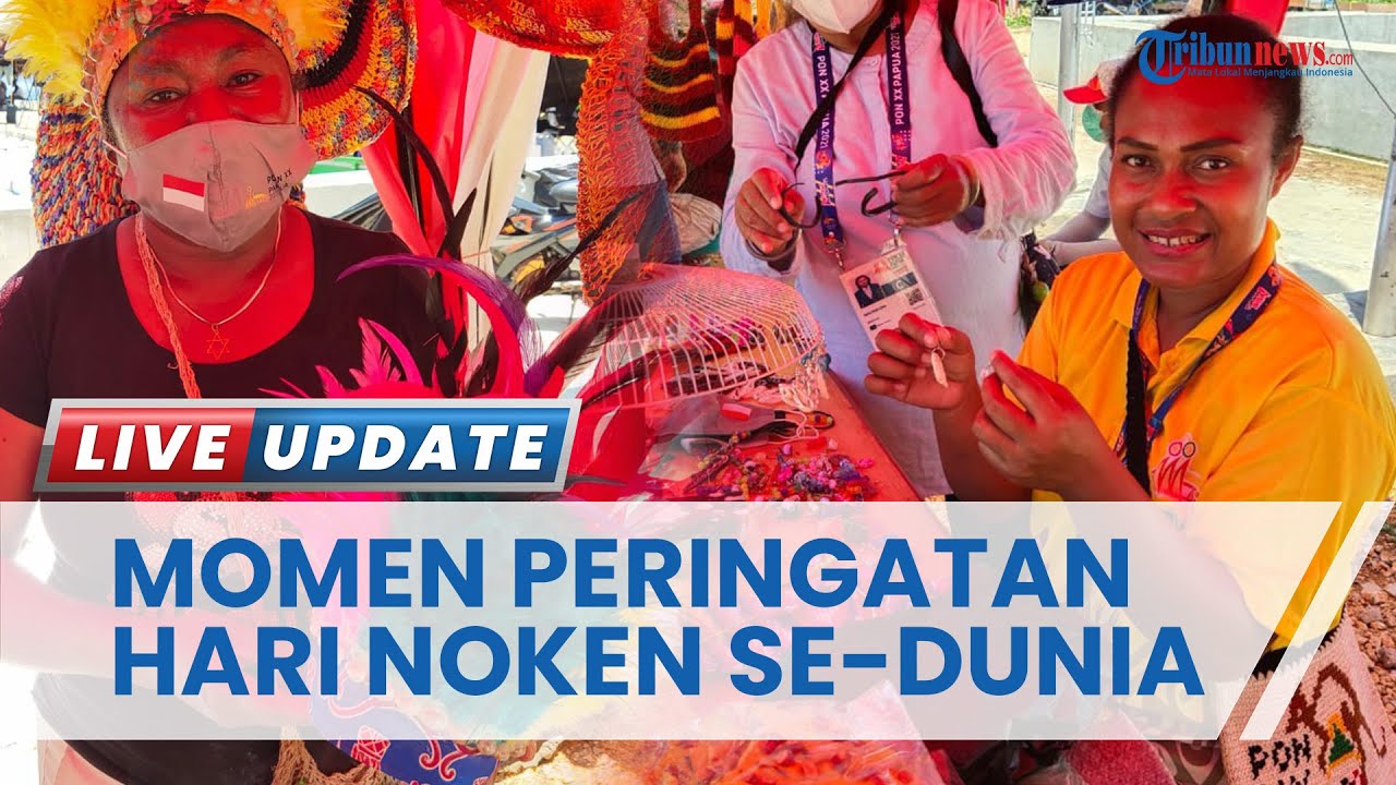Momen Hari Noken Sedunia, Mama-mama Papua Berharap Noken Sampai ke ...