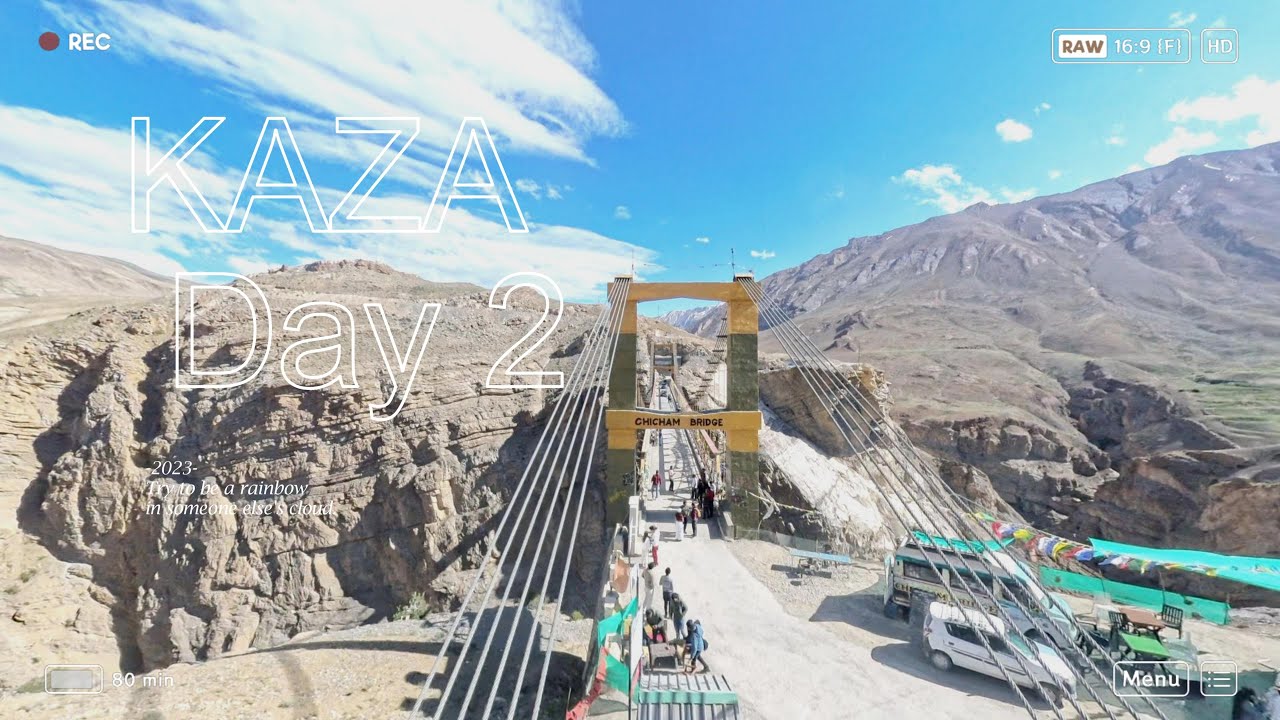 KAZA TOURIST PLACES, KEY MONASTERY ,KIBBER VILLAGE, CHICHAM BRIDGE ...