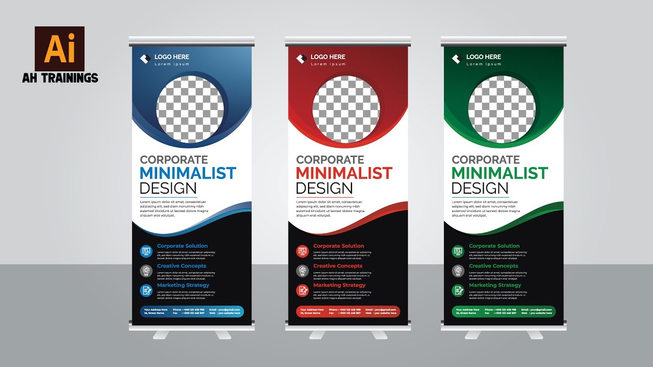 How to Make Standee Design | How to Make Standee in Illustrator | Fyp ...