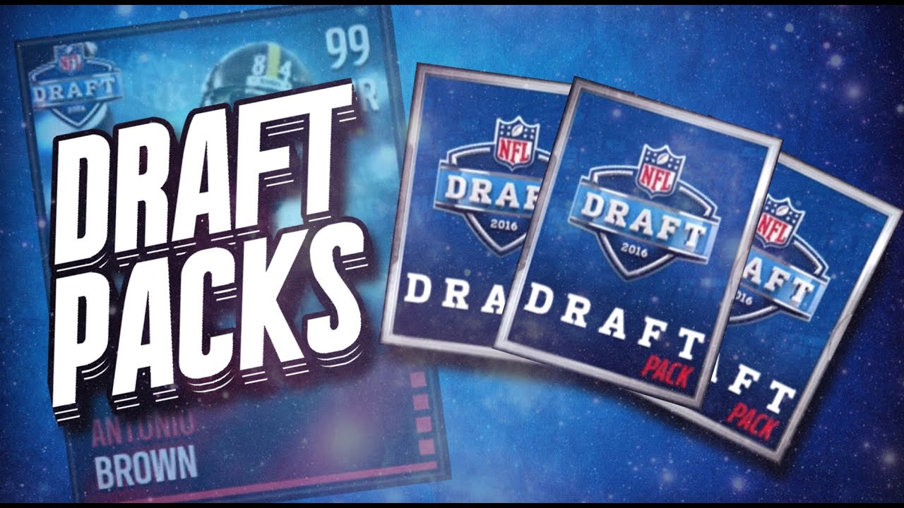 6 DRAFT PACKS! Draft Day Promo! Madden Mobile 16 - YouTube