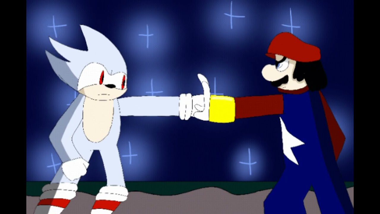 Neo mario Vs True hyper sonic(who wants a full animation?) - YouTube