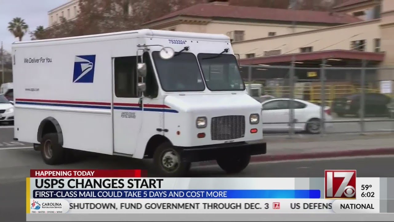 Snail mail? USPS changes start - YouTube