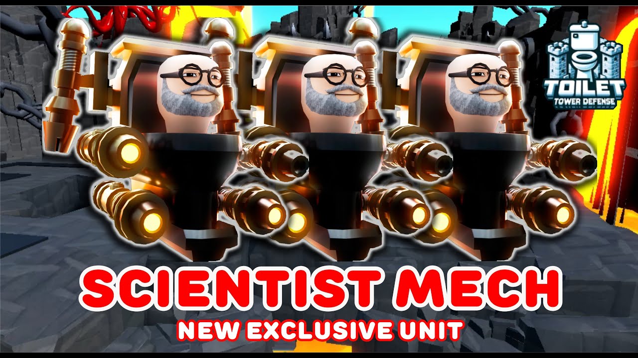 Scientist Mech (Toilet Tower Defense) New Exclusive Unit - YouTube
