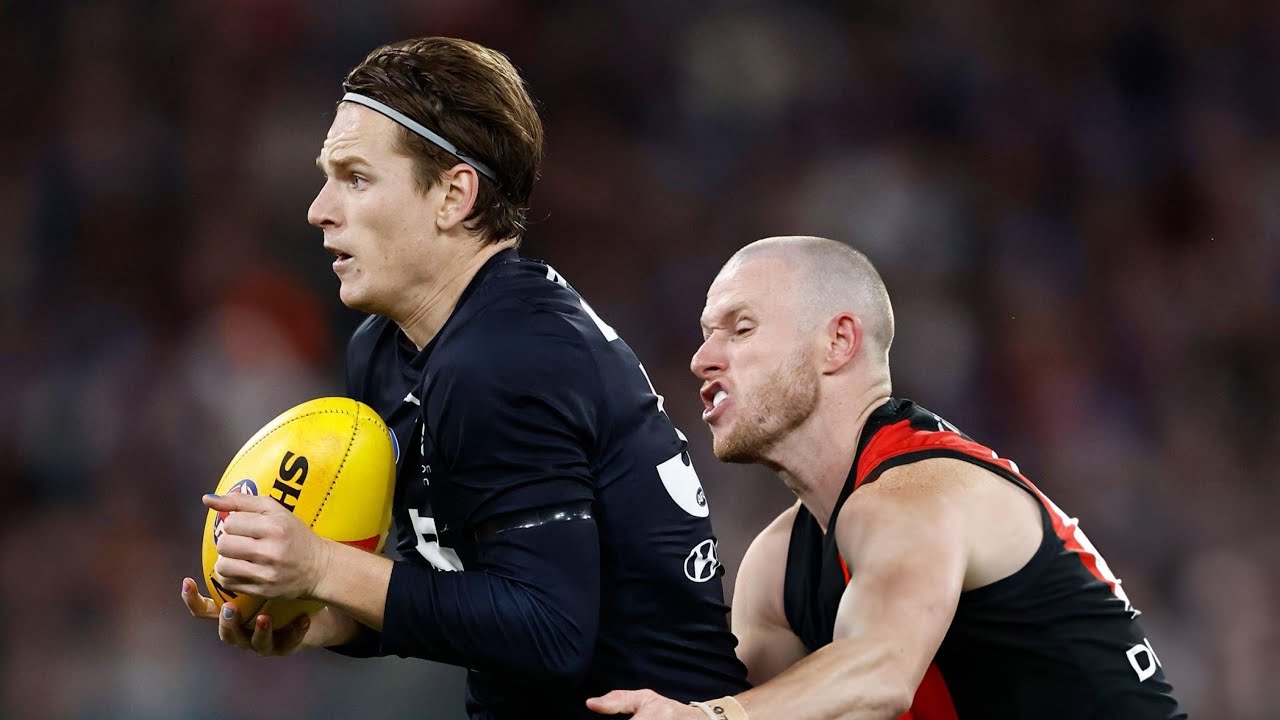 Jordan Boyd - AFL 2024 Round 13 Highlights - Carlton @ Essendon - YouTube