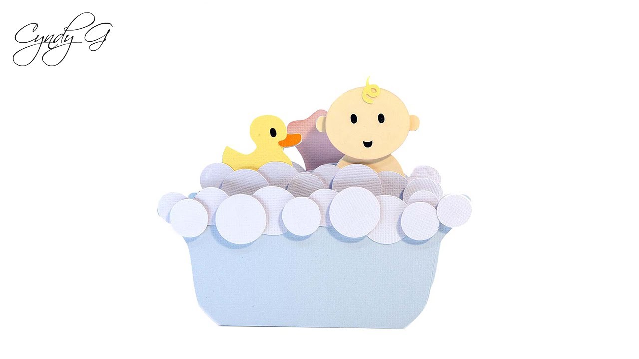 Bath Time Box Card SVG Assembly Tutorial - YouTube