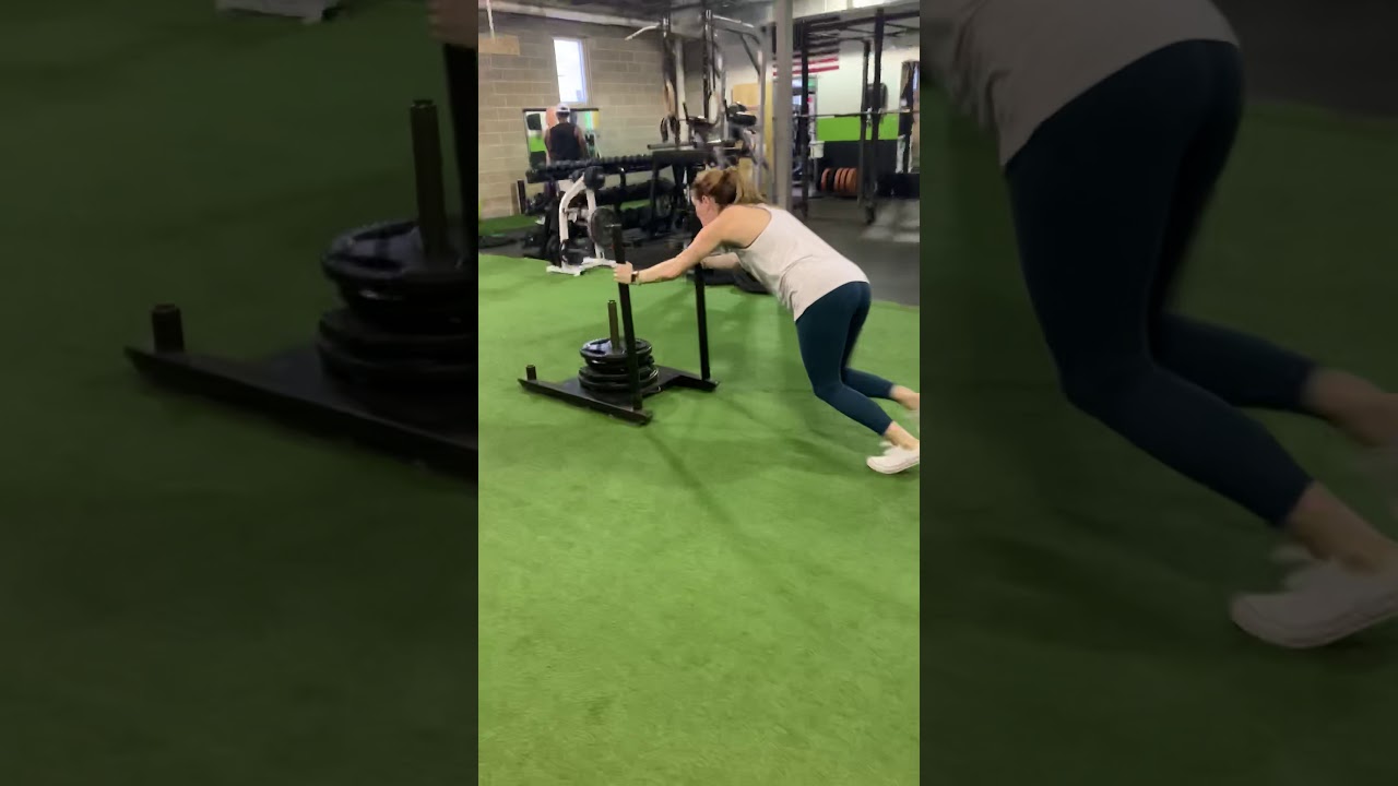 Heavy Sled Pushes - YouTube