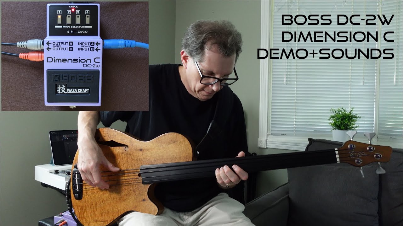 Boss DC-2w Dimension C and Bass: Demo and Sounds - YouTube