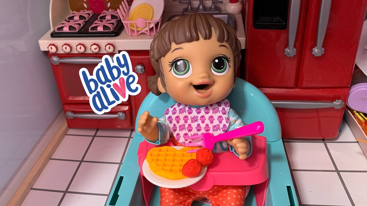 BABY ALIVE Breakfast Routine 🧇 - YouTube