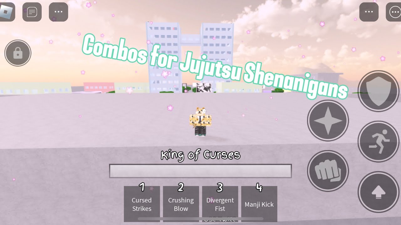 Combos for Jujutsu Shenanigans characters - YouTube