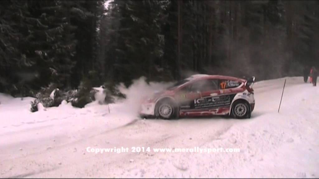 Craig Breen Spin - WRC Rally Sweden 2014 - SS4 Finnskogen - YouTube