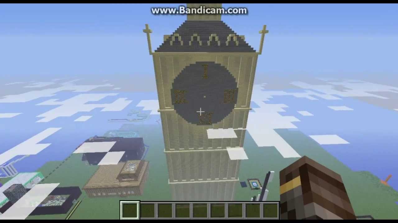 Minecraft Big Ben Clock Tower - YouTube