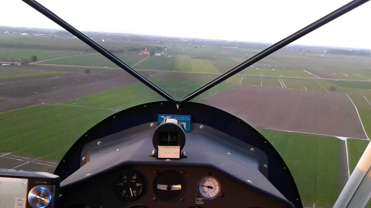 Atterraggio Nuove Ali del Po - Storch CL jabiru - YouTube