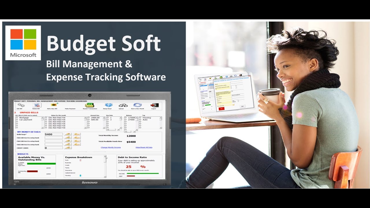 Budget Soft - Custom Windows Surface Pro App to track expenses, bills ...