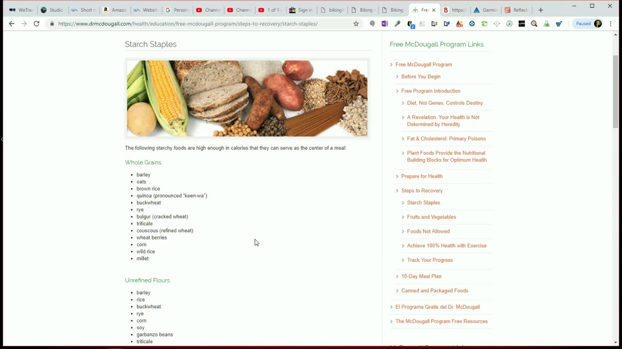 Episode 2: Introduction Starch Diet Explained - YouTube