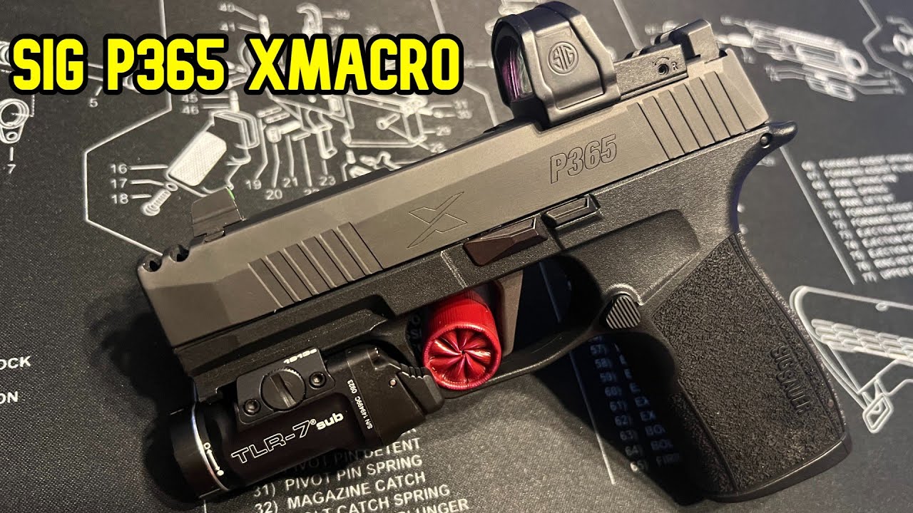 SIG Sauer P365 X-MACRO Comp Review - Best Concealed Carry Pistol - YouTube