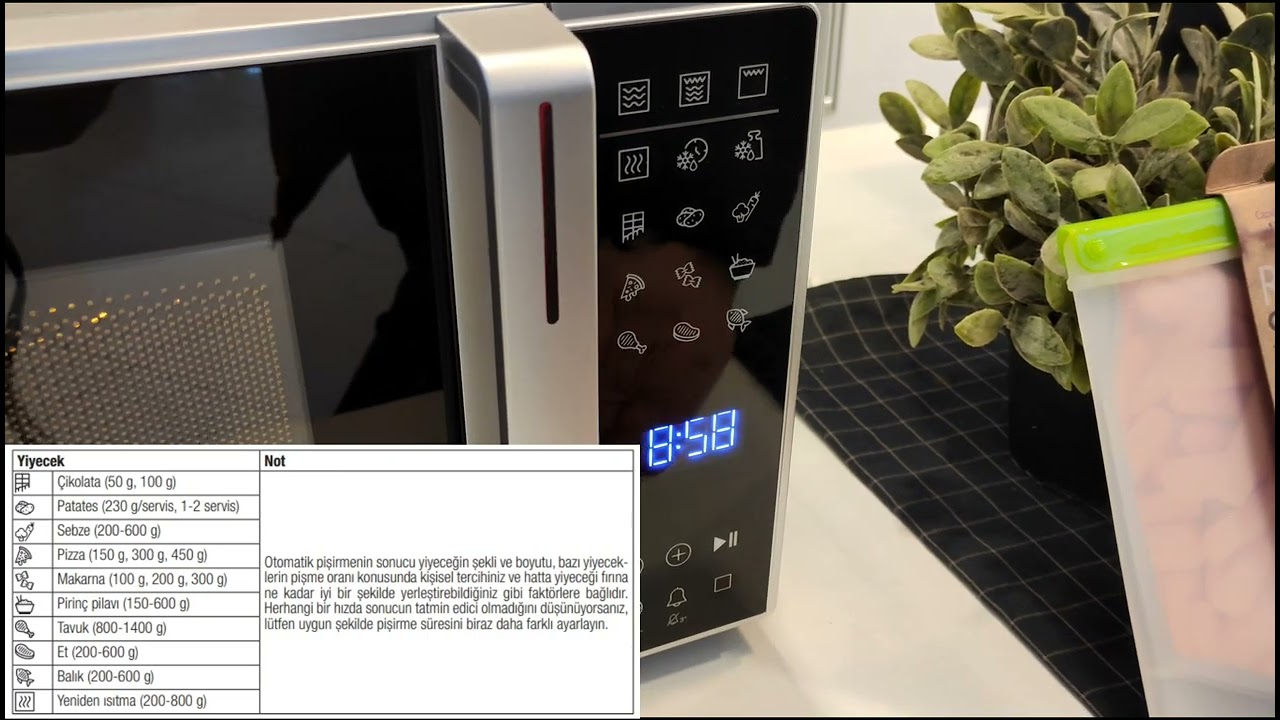 Arçelik Md 210 DG - Md 210 DS Mikrodalga Fırın İncelemesi - YouTube