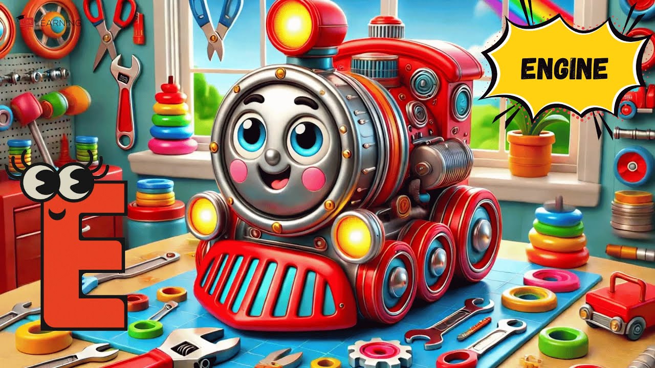 ABC Vehicles Song for Kids | Learn A to Z Transport With Fun Rhymes ...