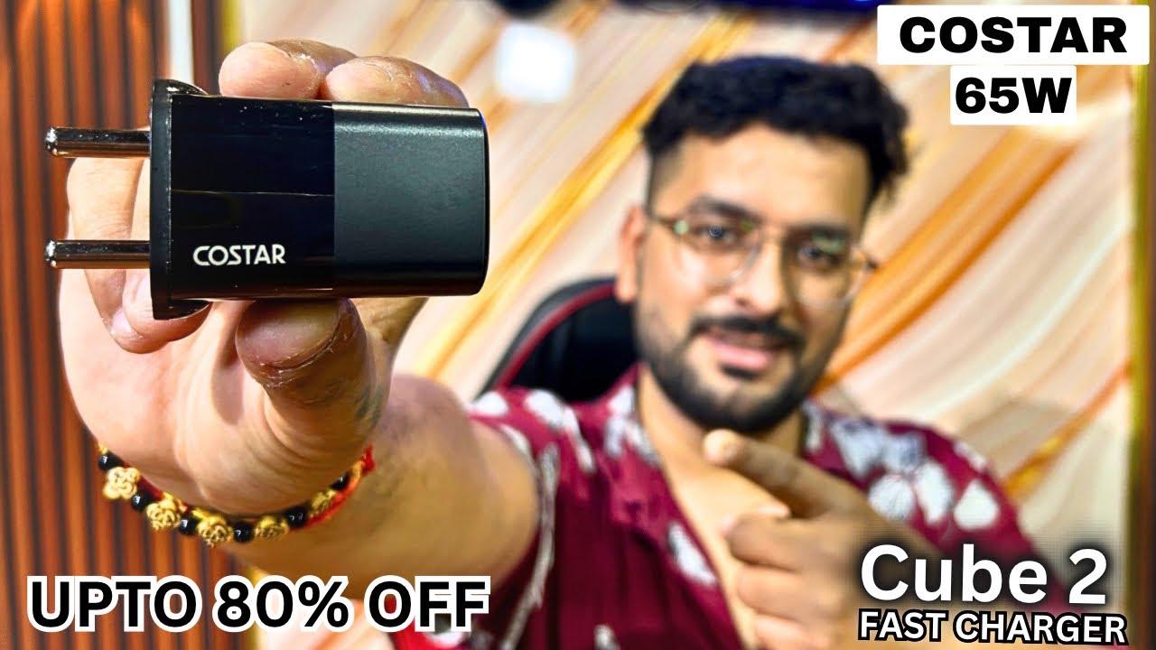 COSTAR 65 w Cube 2 Fast Charger | Fast Charger For iPhone | Fast Charger For Androind - YouTube