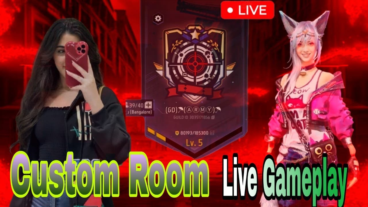 Live 🔴 Custom Room !! Gameplay - YouTube