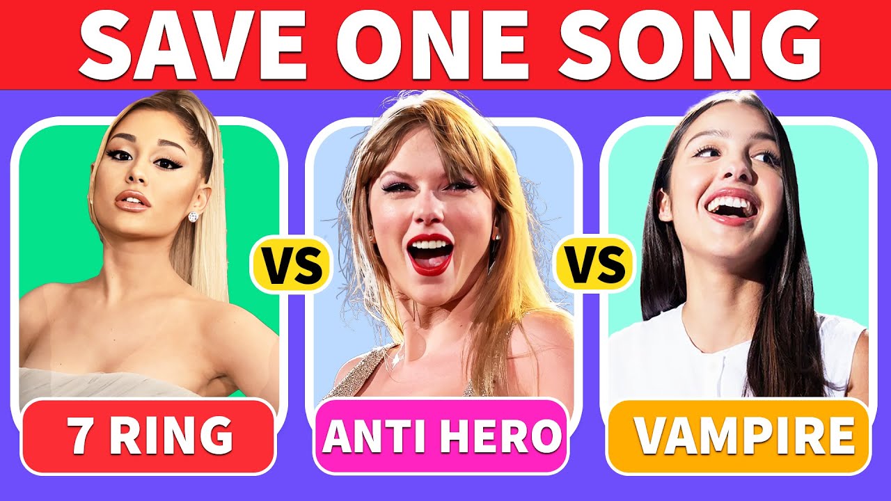 SAVE ONE SONG - Most Popular Songs EVER 🎵 | Music Quiz - YouTube