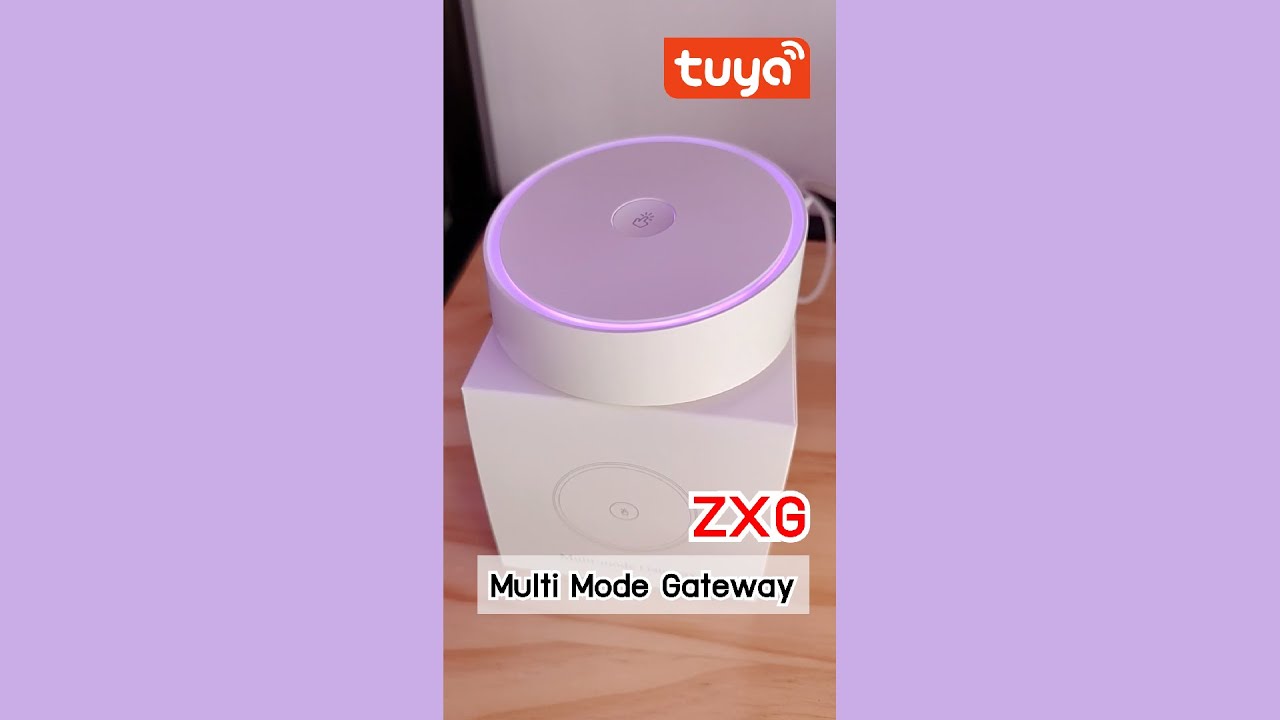 การเชื่อมต่อ,ใช้งาน Tuya Multi Mode Gateway with Light and Speaker รุ่น ZXG รองรับ Zigbee ...