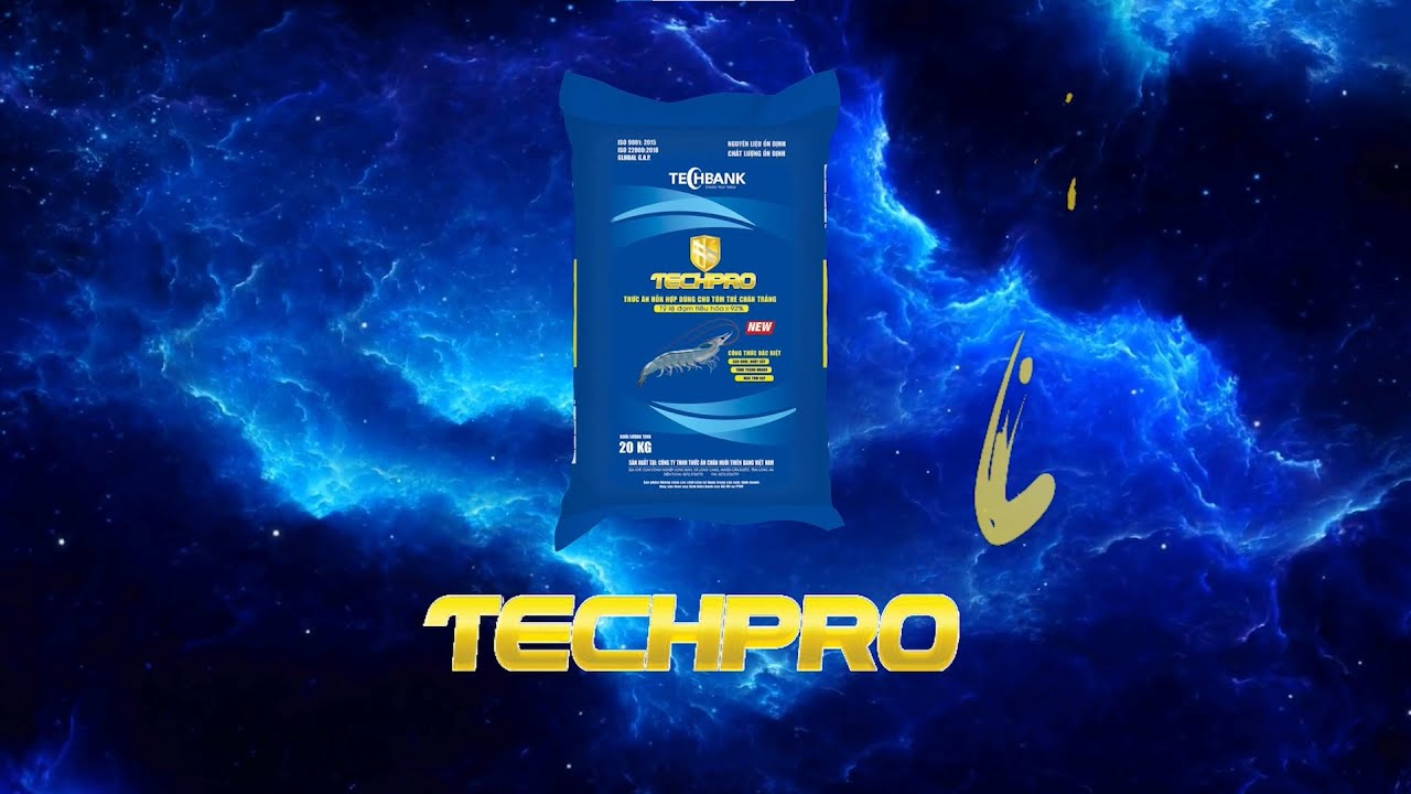 TECHPRO - Thức ăn tôm ép đùn với công thức đặc biệt - YouTube