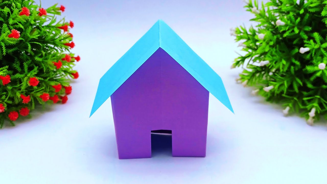 How To Make A Paper House | Paper Crafts For School Project | DIY Paper ...
