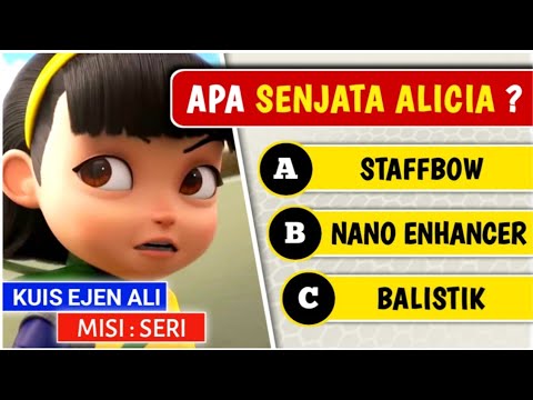 APA SENJATA EJEN ALICIA??? KUIS EJEN ALI SEASON 1 EPISODE MISI : SERI ...