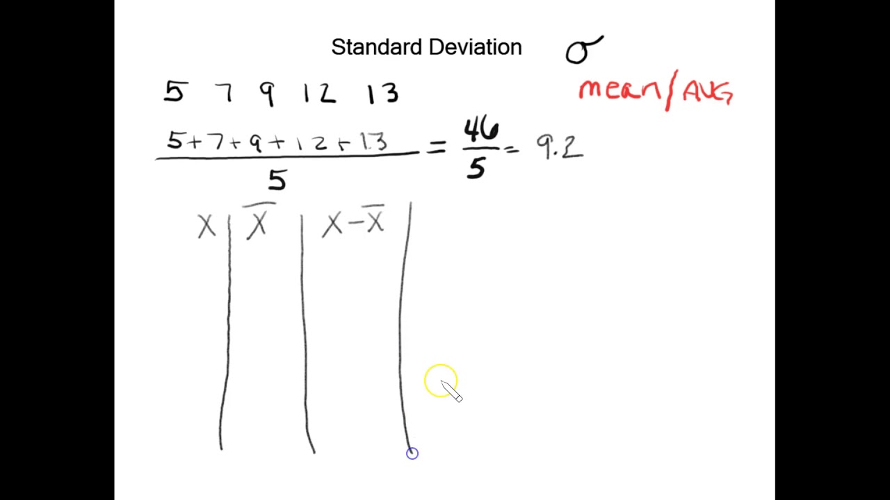 Standard Deviation - YouTube