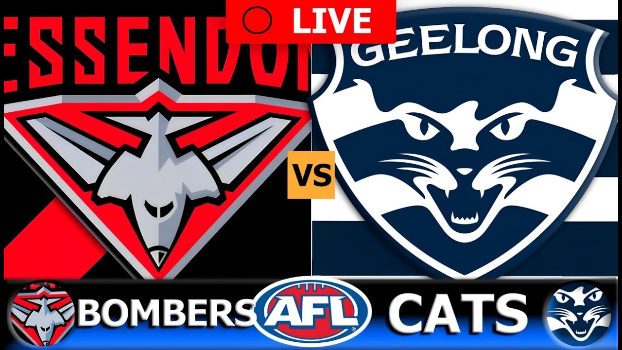 ESSENDON vs GEELONG | 2025 AFL Round 14 Live Stream - YouTube