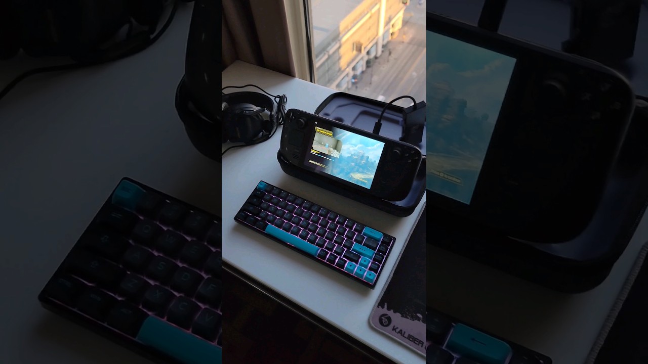 My mobile gaming setup #steamdeck #gaming #gamingsetup - YouTube