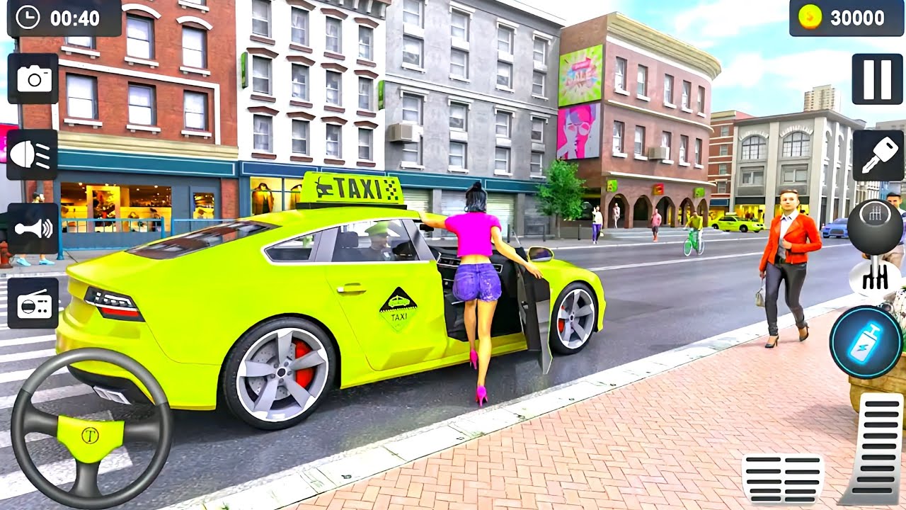 Taxi Games! Enjoy city taxi sim, pick and drop passengers || Taxi ...