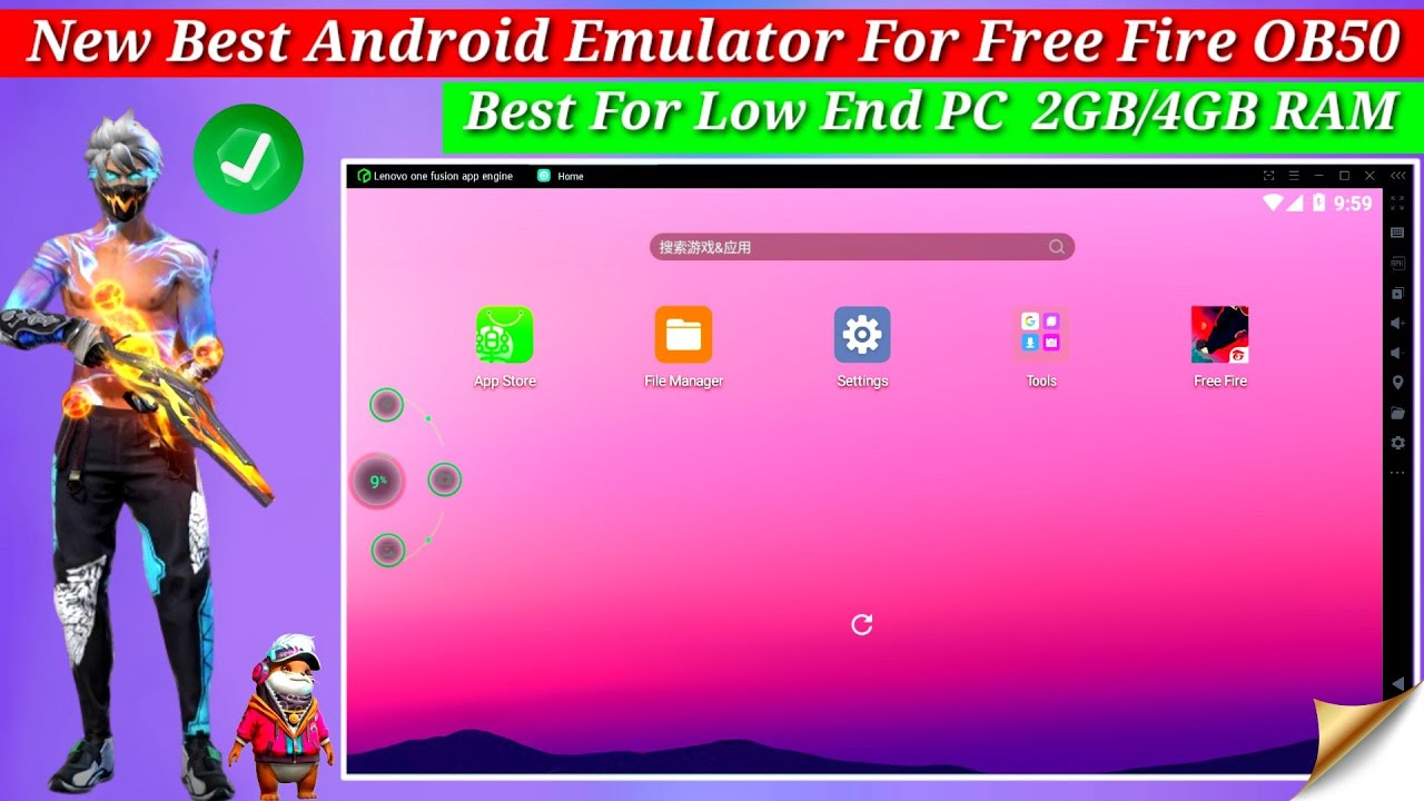 🔥Best Android Emulator For Free Fire OB50 | New Best Emulator For Low ...