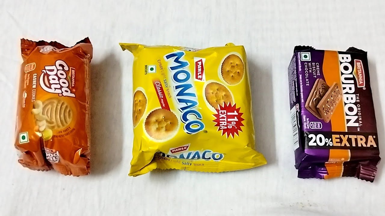 Good Day Cashew vs Monaco Classic vs Bourbon || Biscuit 🍪 || Cookies 🍪🍪 ...