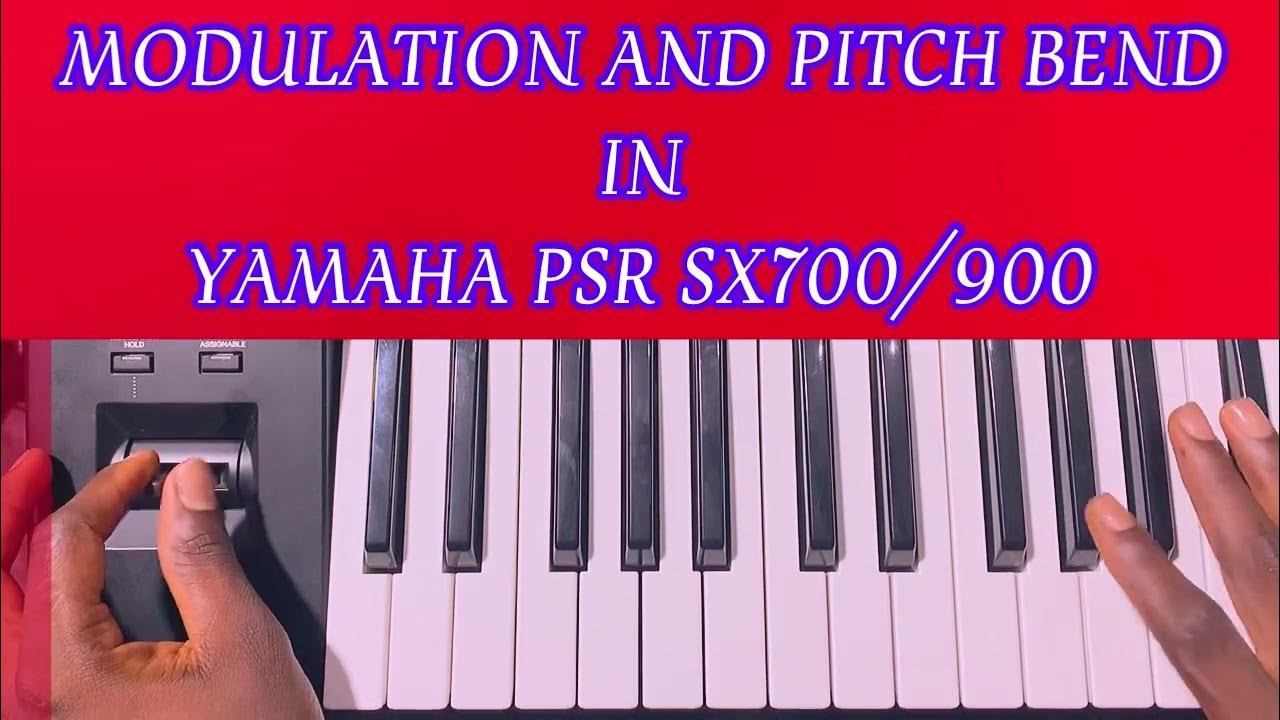 MODULATION AND PITCH BEND APPLICATION #youtube #yamaha - YouTube