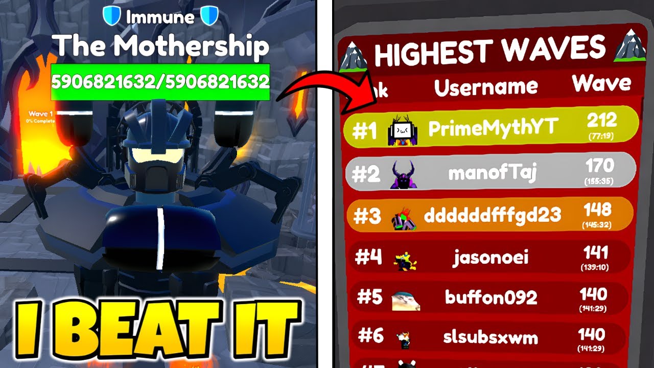 *WAVE 200* I BEAT THE NEW ASTRO MOTHERSHIP BOSS... in Toilet Tower ...