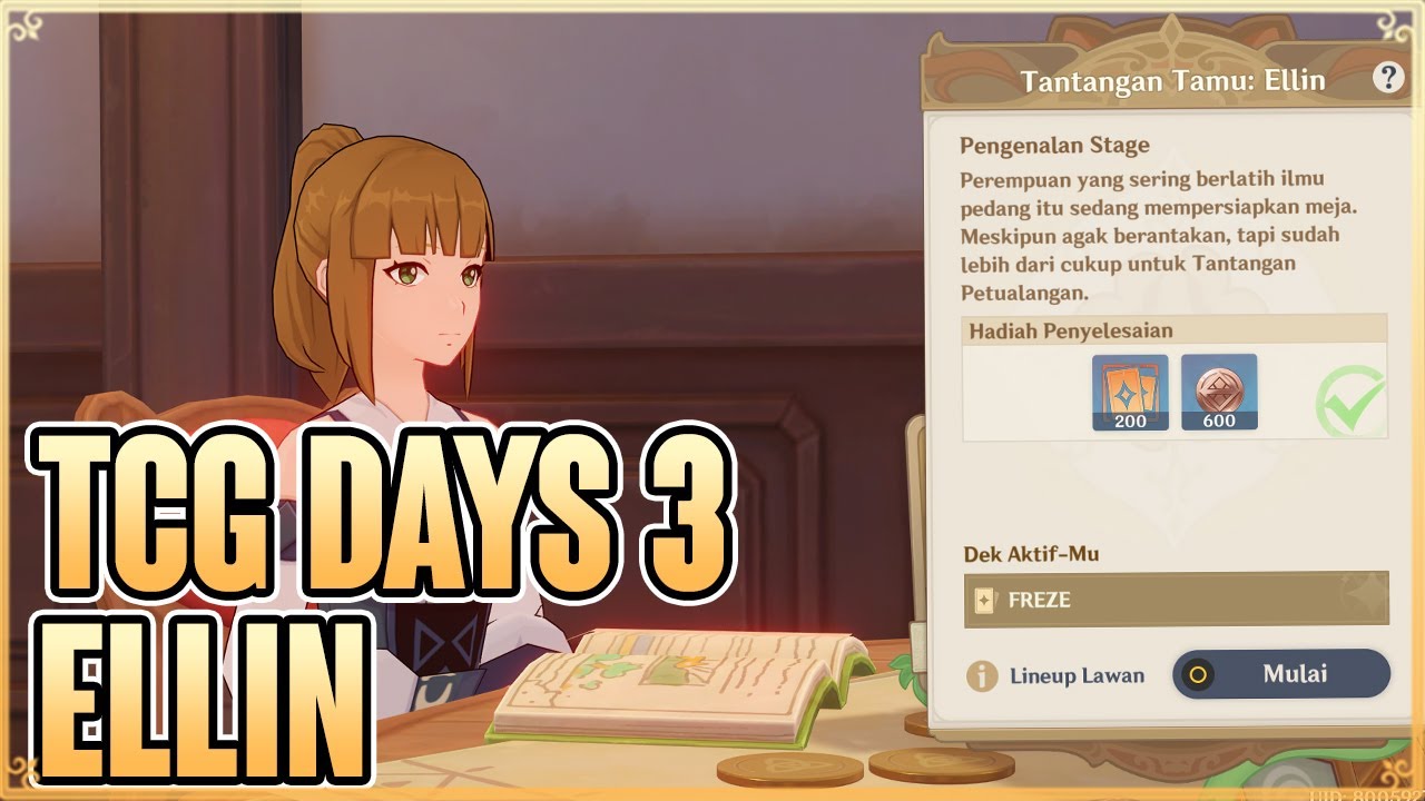 TCG EVENT DAYS 3 ELLIN - Genshin Impact - YouTube