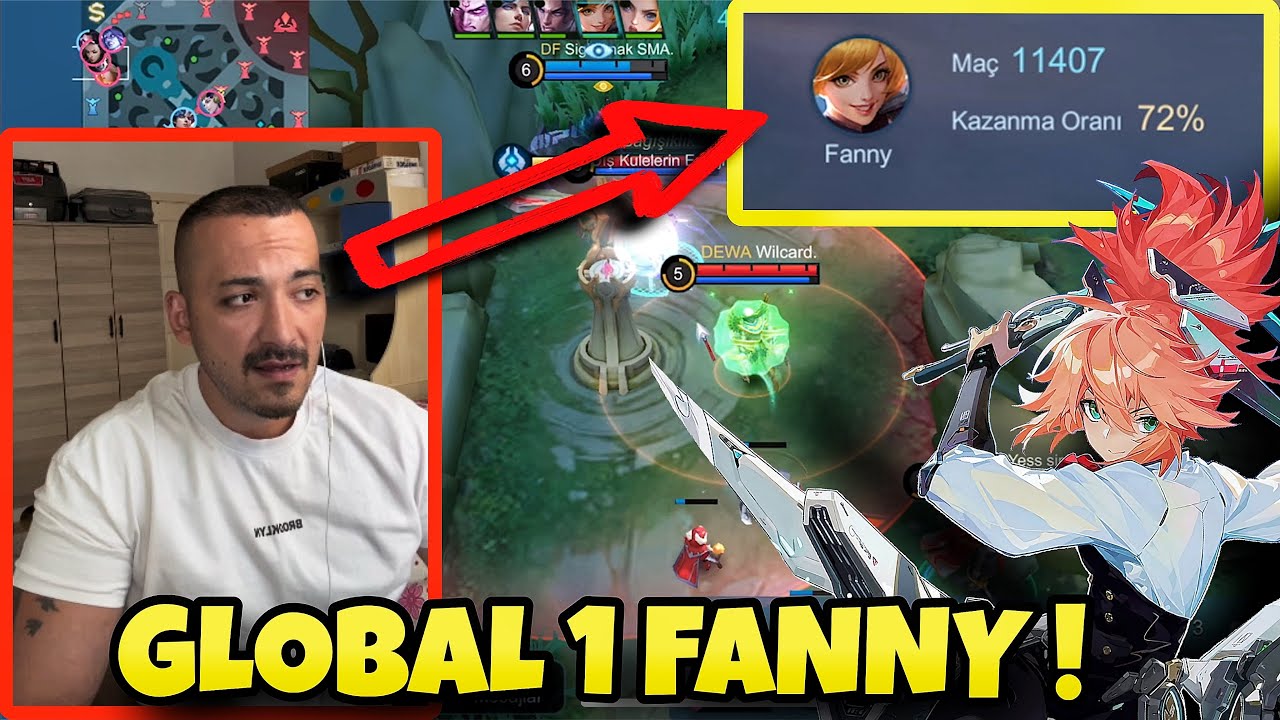 GLOBAL 1 FANNY 11.000 MAÇ !😱 Mobile Legends Fanny Nasıl Oynanır Fanny ...