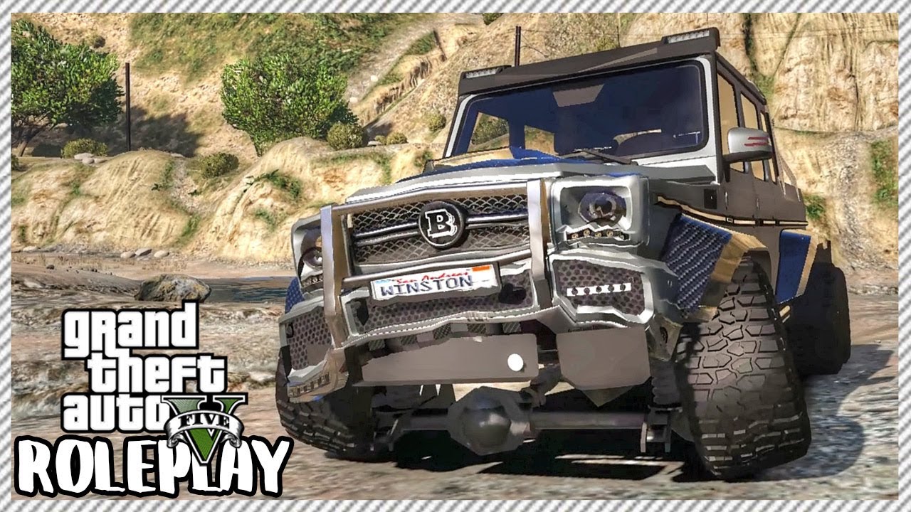 GTA 5 ROLEPLAY - I Broke my Brabus Mercedes G63 AMG 6x6 | Ep. 410 Civ ...