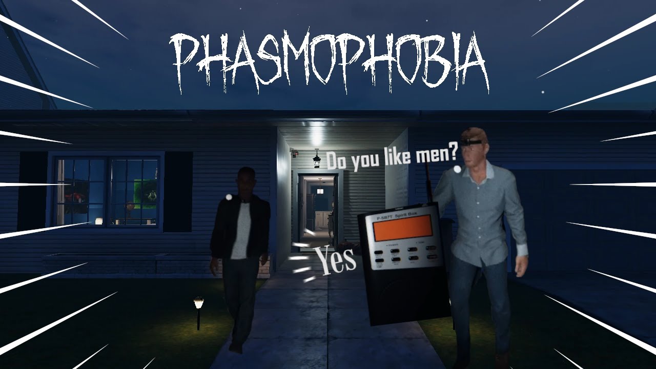 Phasmophobia Funny Moments - Having fun with the Spirit Box, The Scary ...