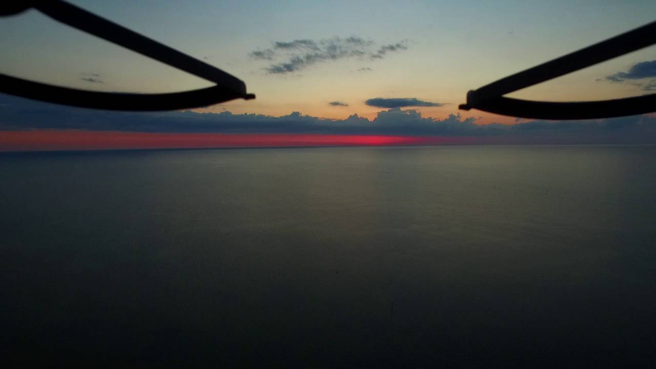 Phantom 3 Advanced Sunset over Skeleton Key near hudson Florida - YouTube