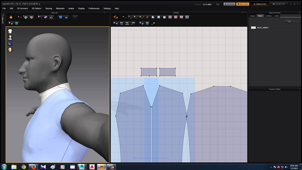 Marvelous Designer Male clothing and export to maya - YouTube