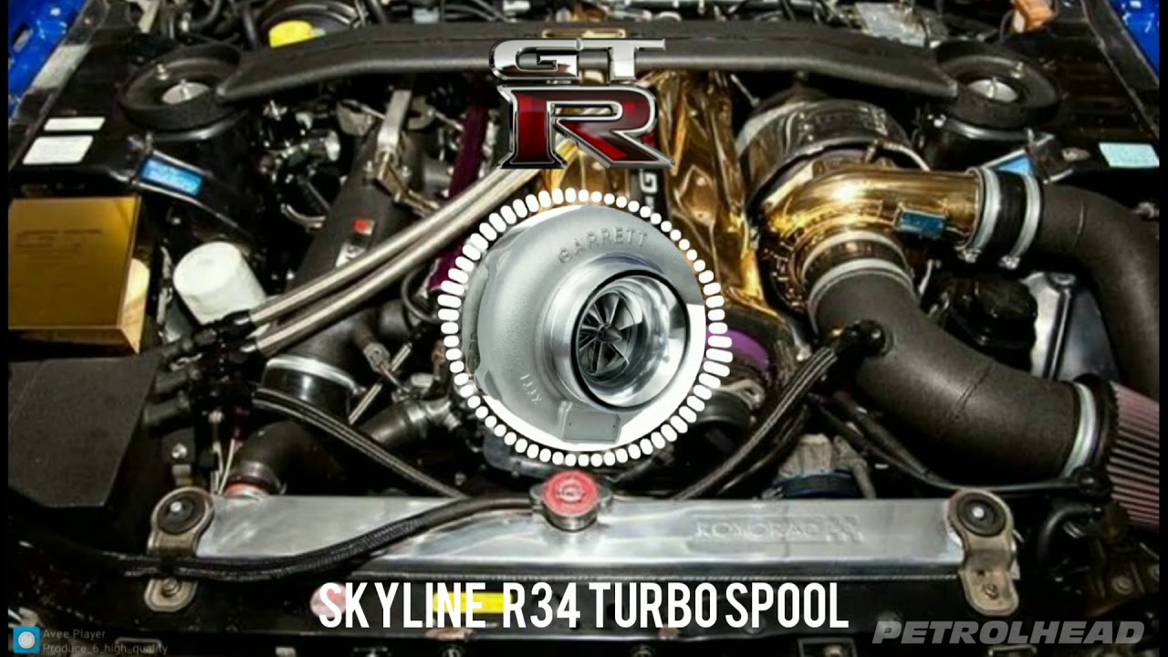 NISSAN SKYLINE GT-R34 TURBO SPOOL - YouTube