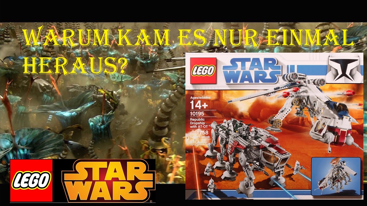 Lego Star Wars - 10195 Republic Dropship with AT OT Walker Review - YouTube